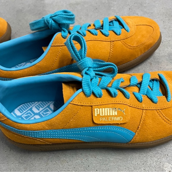 Puma | Shoes | Puma Gold Palermo Sneakers Lifestyle Shoes Dark ...